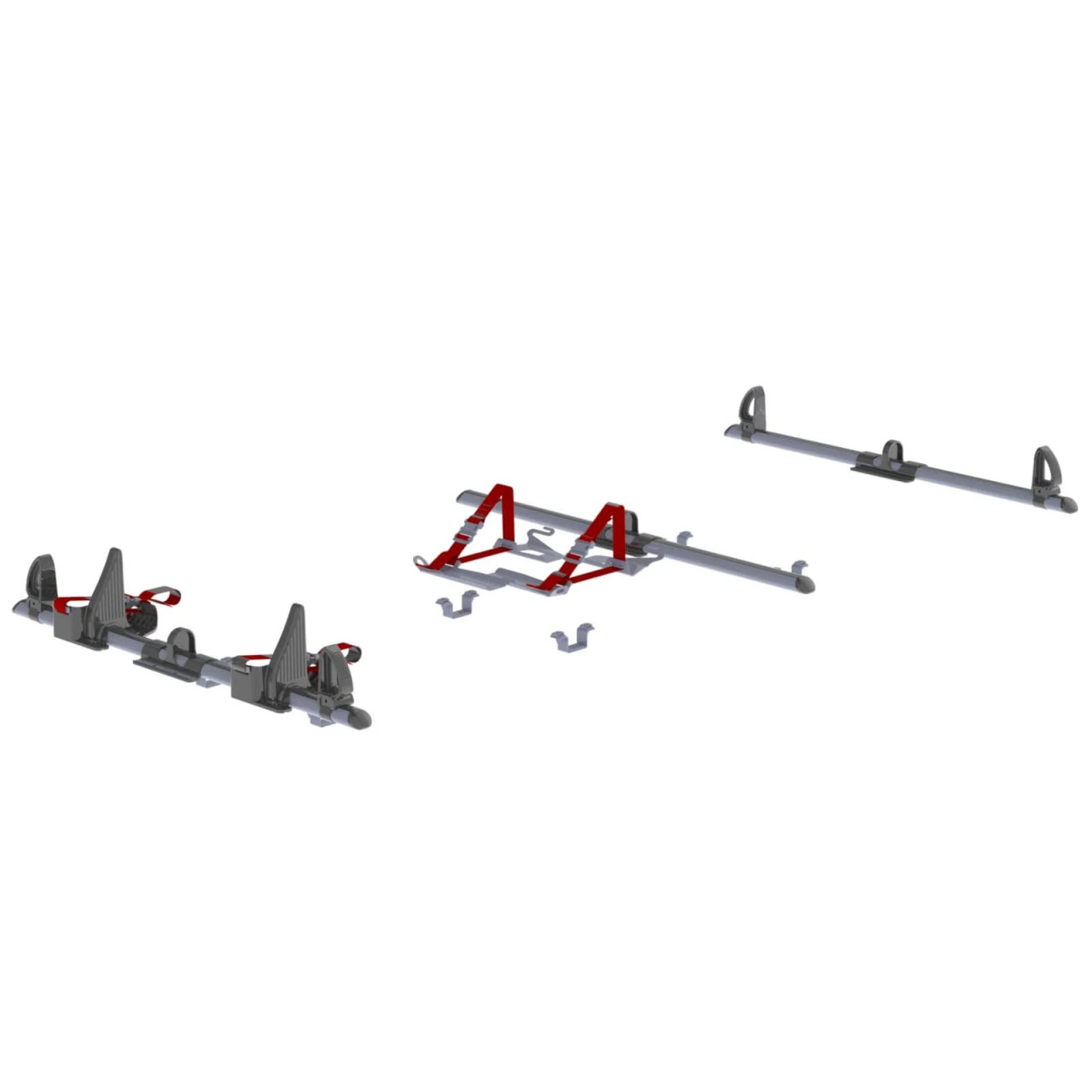 Rear Loader Ladder Rack with Double Width Bracket for Trucks