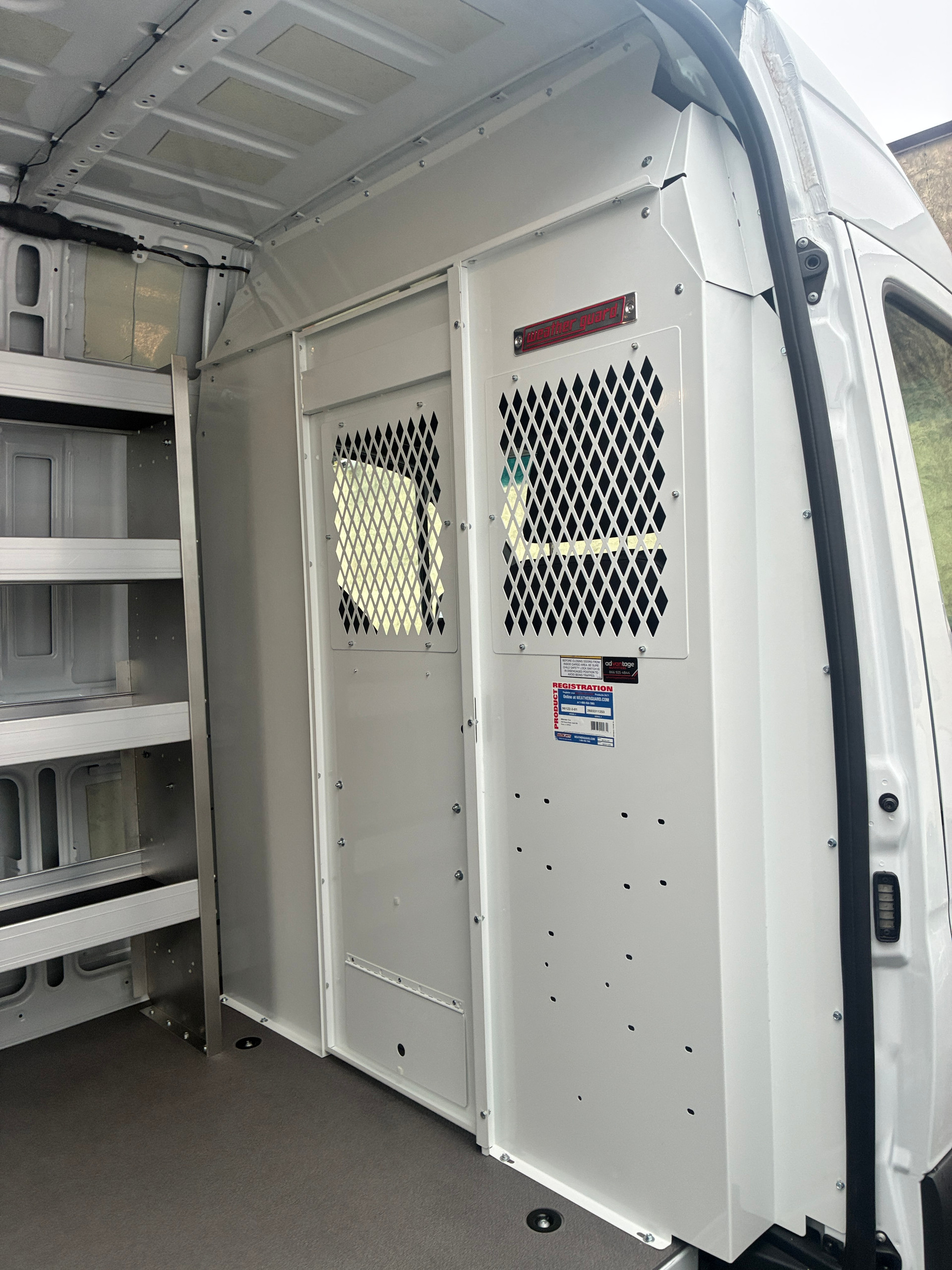 Straight Steel Partition for Sprinter LR/HR Van (With or Without Swing ...