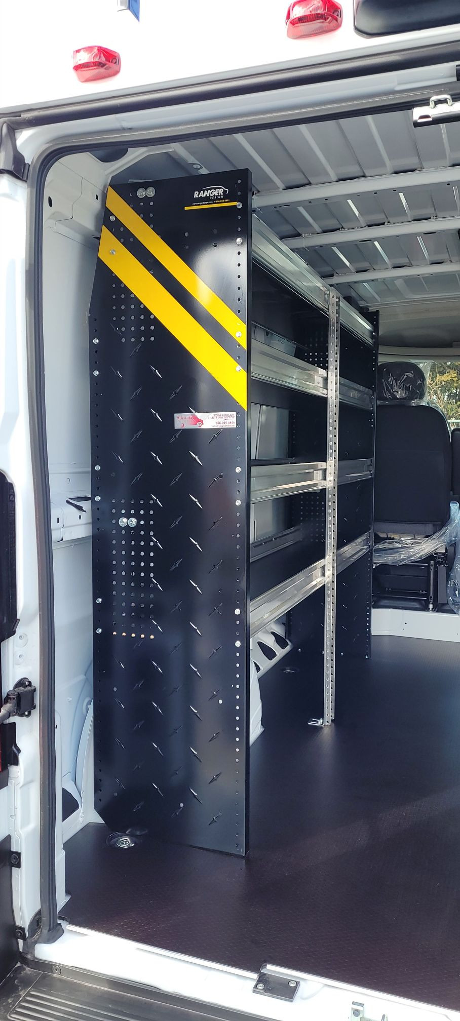 118" WB ProMaster Van Steel Shelving Package | Ranger Design