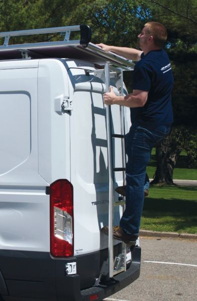 Ford Transit Van Rear Door Access Ladder | Prime Design