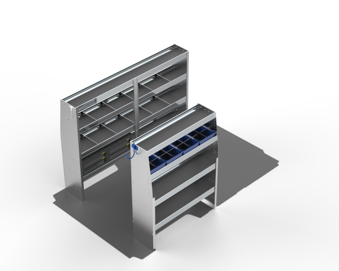 Commercial Work Van Shelving Packages For Ram ProMaster