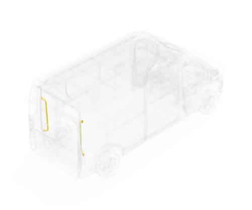 Buy Rear Grab Handles | Legend | Commercial Van Shelving