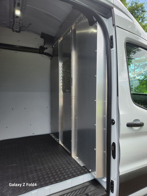 Swing Door Aluminum Partition for Transit Van