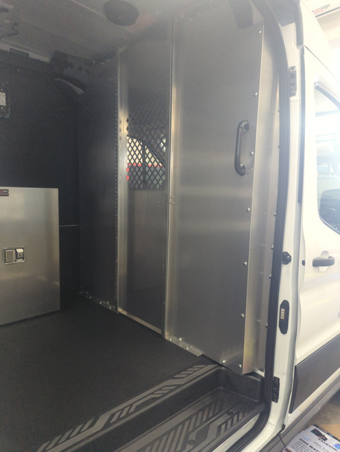 Swing Door Aluminum Partition for Transit Van