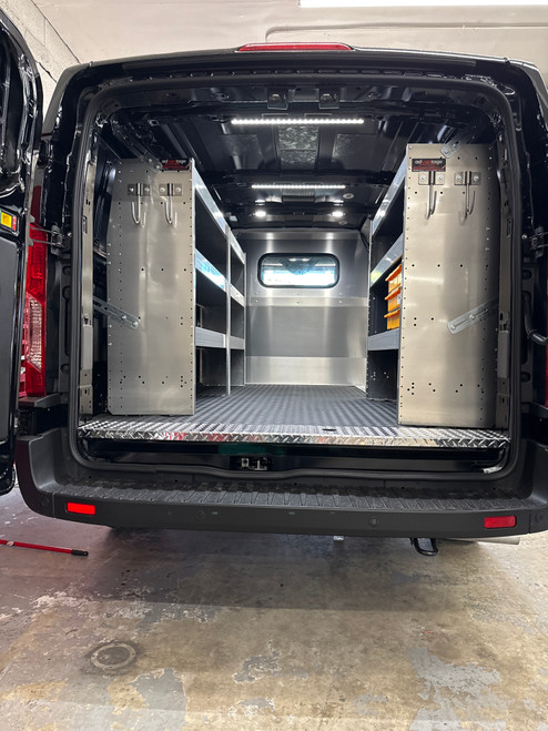 Transit Low Roof Van Aluminum Base Shelving Package