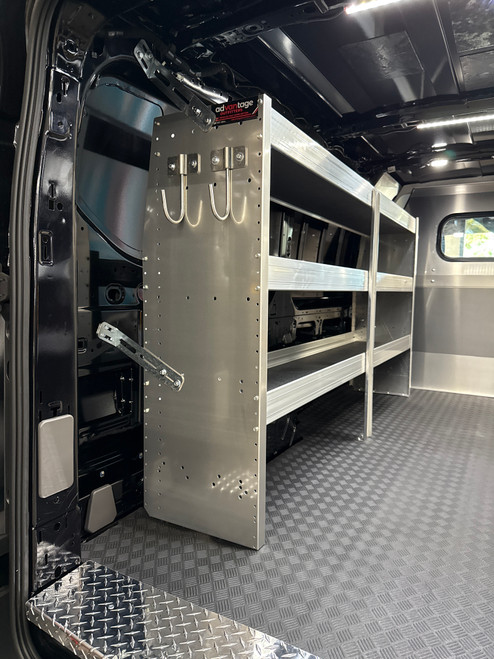 Transit Low Roof Van Aluminum Base Shelving Package