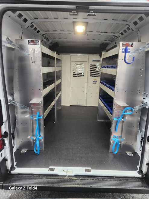 ProMaster 136"WB Van Aluminum Plumbing Shelving Package