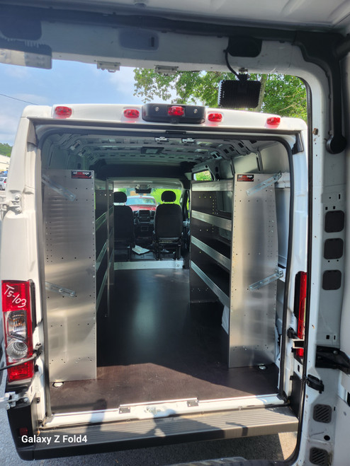 ProMaster 159”/159" Ext WB Van Aluminum Base Shelving Package