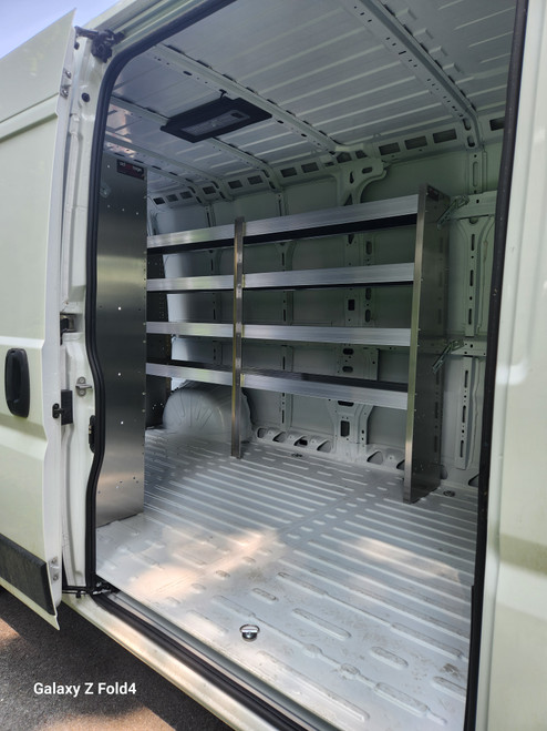 ProMaster 159”/159" Ext WB Van Aluminum Base Shelving Package
