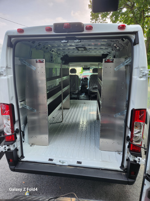 ProMaster 159”/159" Ext WB Van Aluminum Base Shelving Package