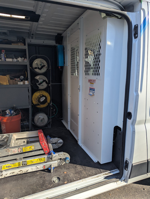 Straight Steel Partition for ProMaster Van (With or Without Swing Door ...