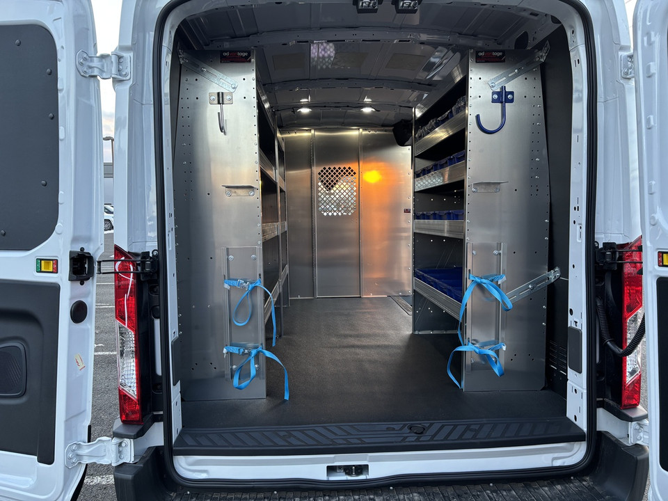 Transit High Roof Van Aluminum Plumbing Shelving Package