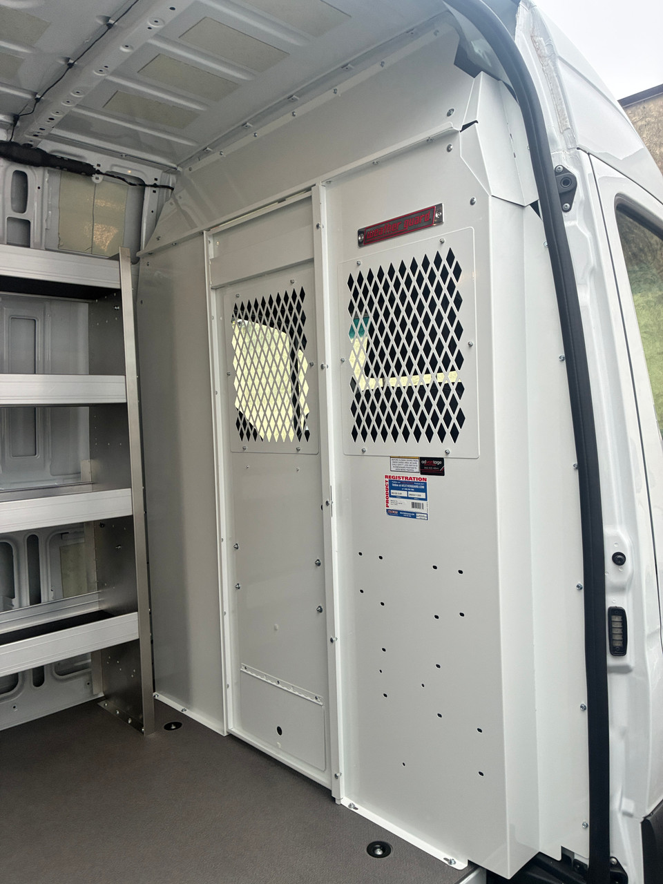 Straight Steel Partition for Sprinter LR/HR Van (With or Without Swing ...