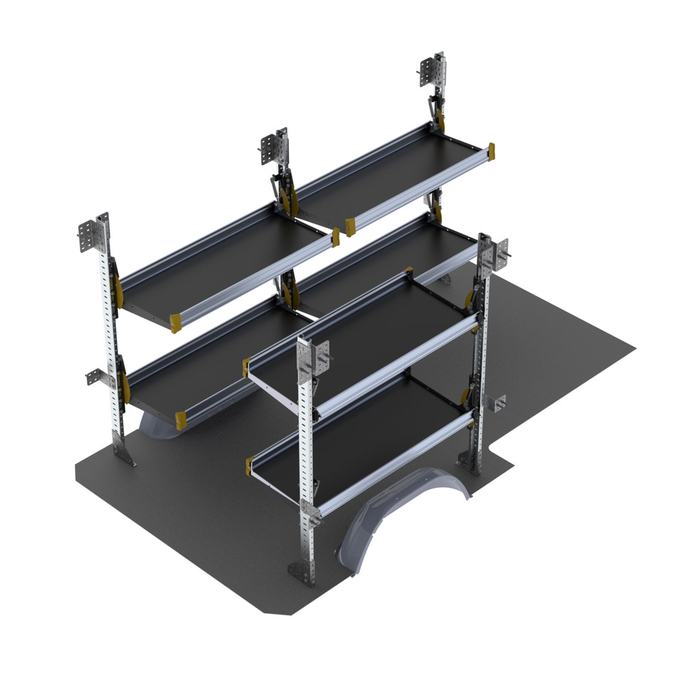 Mercedes Sprinter Van Shelving Packages - Commercial Van Upfit Kit