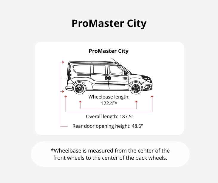Vehicle Layout Guides / What Size Van Do I Have?