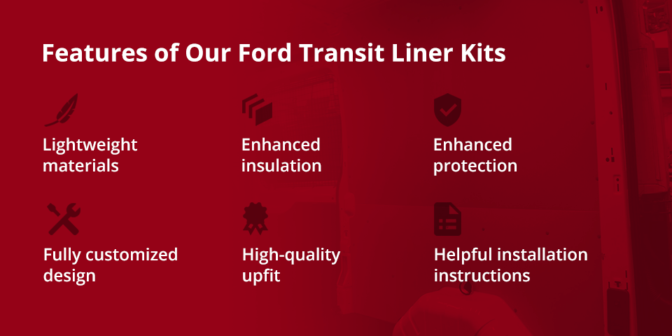 Transit Van Wall Liners - Work Van Upfitting by Legend Fleet