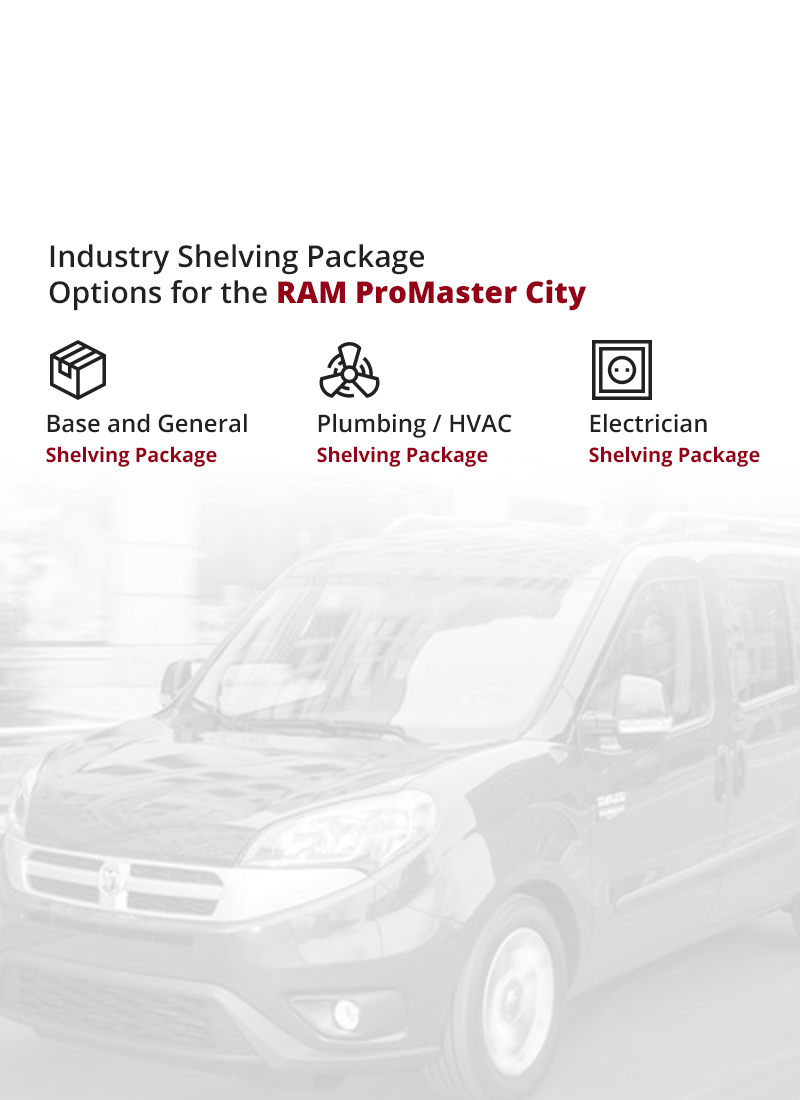 ProMaster City Van Shelving Packages | Advantage Outfitters