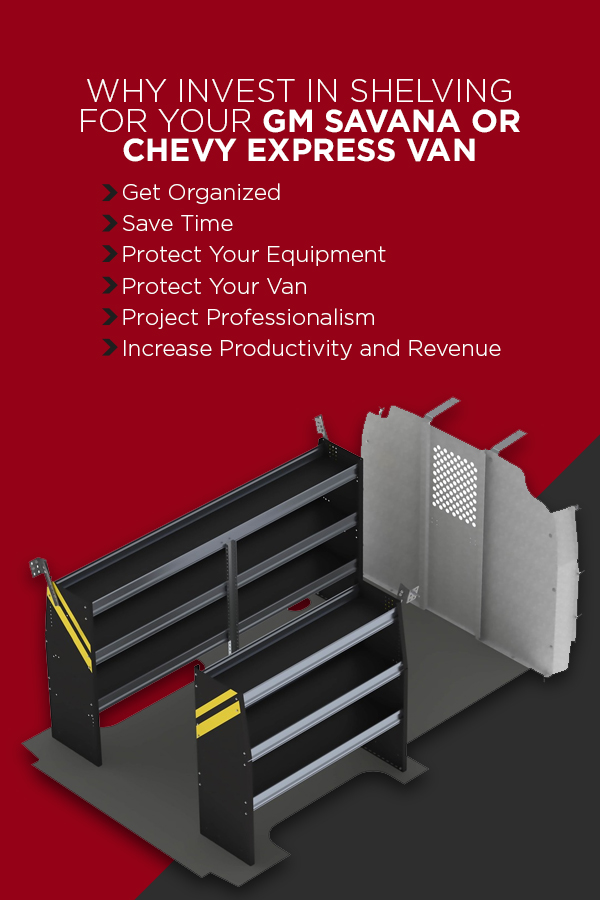 GM Savana & Chevy Express Van Shelving, Price Match Guarantee