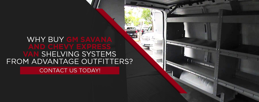 Savana/Express Commercial Van Shelving Packages