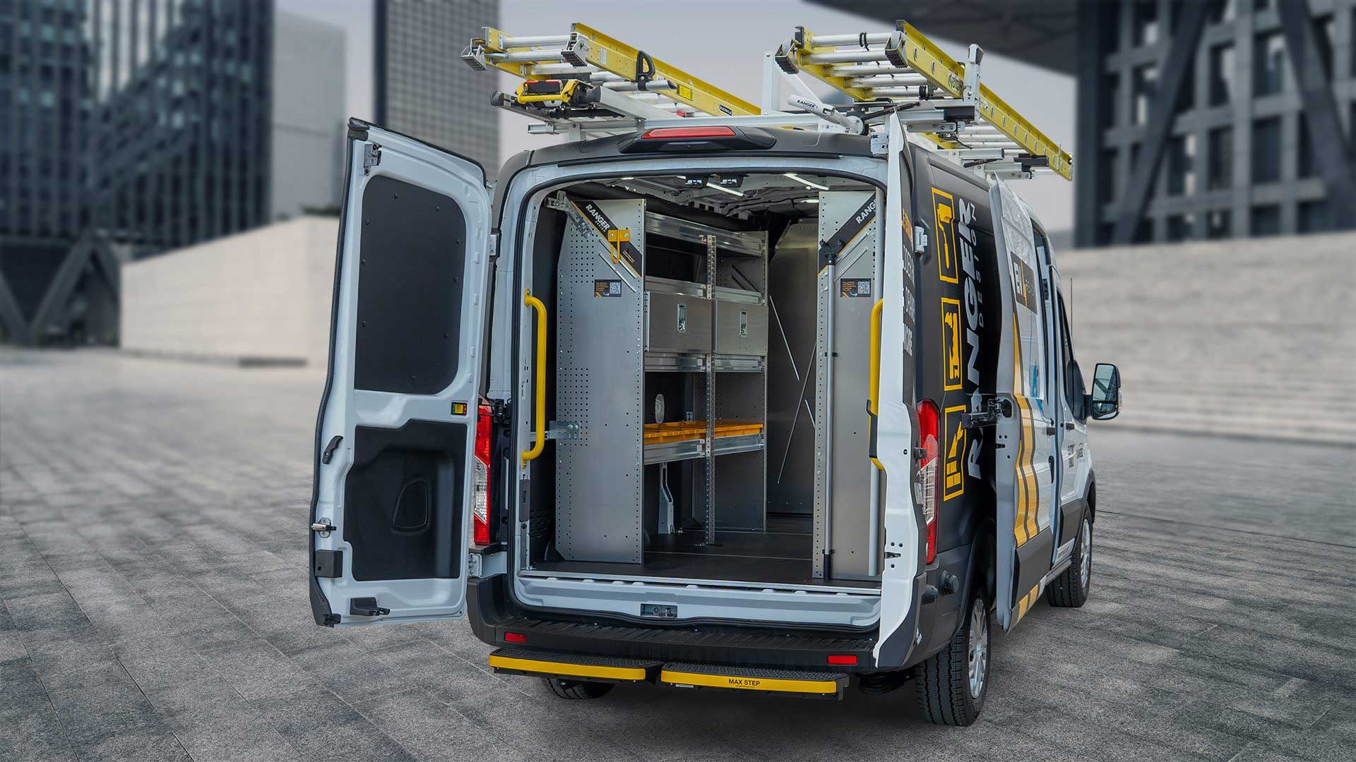 How to Install Van Equipment in an E-Transit - Advantage Outfitters