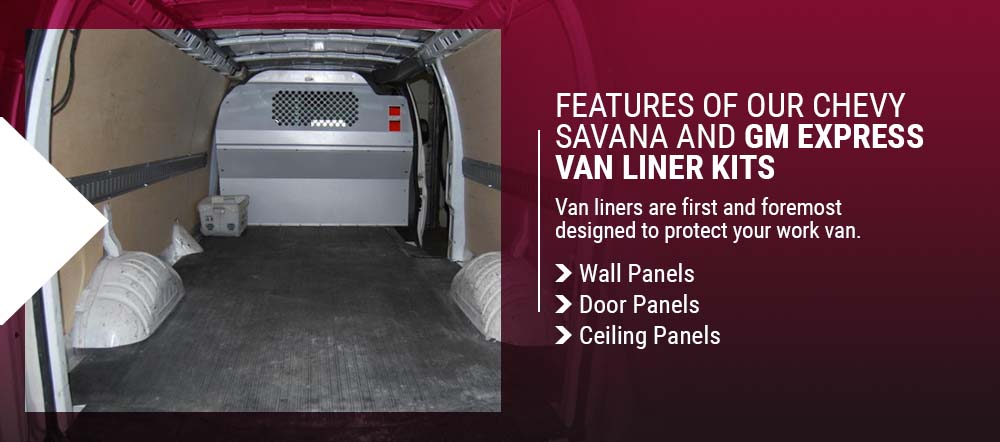 Shop Commercial Van Wall Liners For Savana / Express Vans
