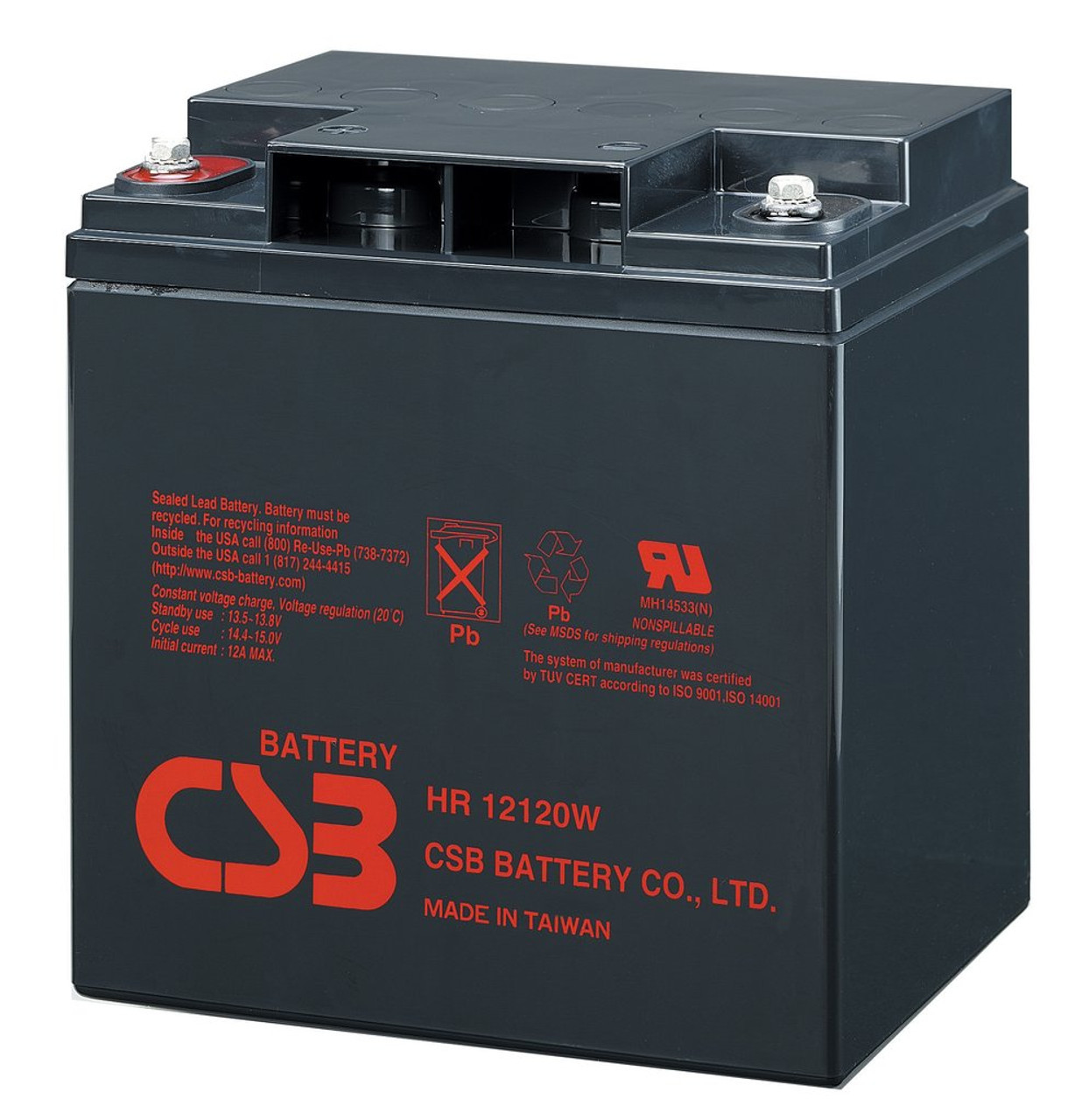 HR12120WFR CSB 12V 30Ah 120W Battery