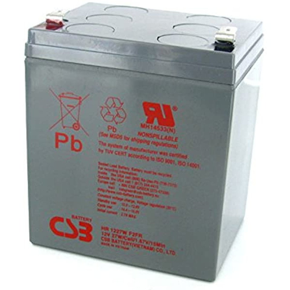HR1227WF2FR CSB 12V 6.5Ah 27W Battery