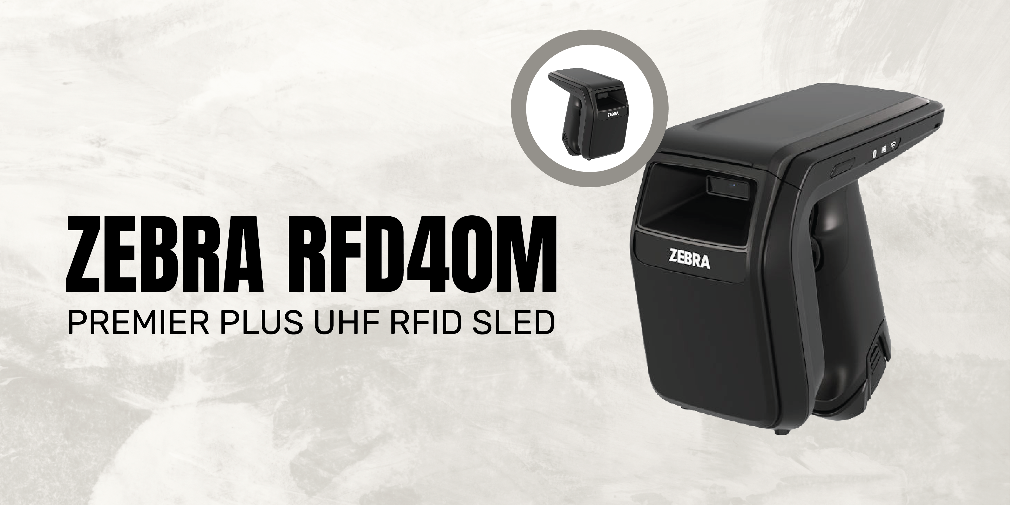 Zebra RFD40-M Premium Plus UHF RFID Sled - RFID4USTORE
