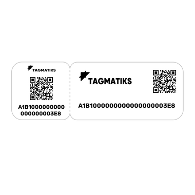 TagMatiks Flag RFID Label / Tag