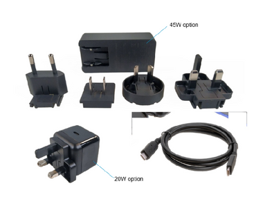 TSL 3138 USB-C Power Supply kit (20W) (USBC-PSU-KIT20)