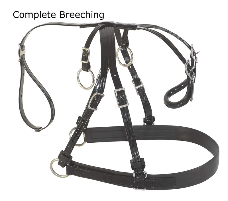 Synthetic Beta Nylon Mule Breeching | Mule Britching and Tack