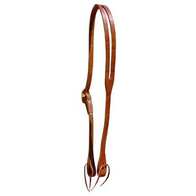 Leather Slot Ear Headstall, Western Leather Bridle - Berlin Custom ...