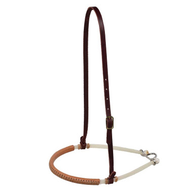 Double Rope Noseband, Free Shipping, - Berlin Custom Leather | Western Tack