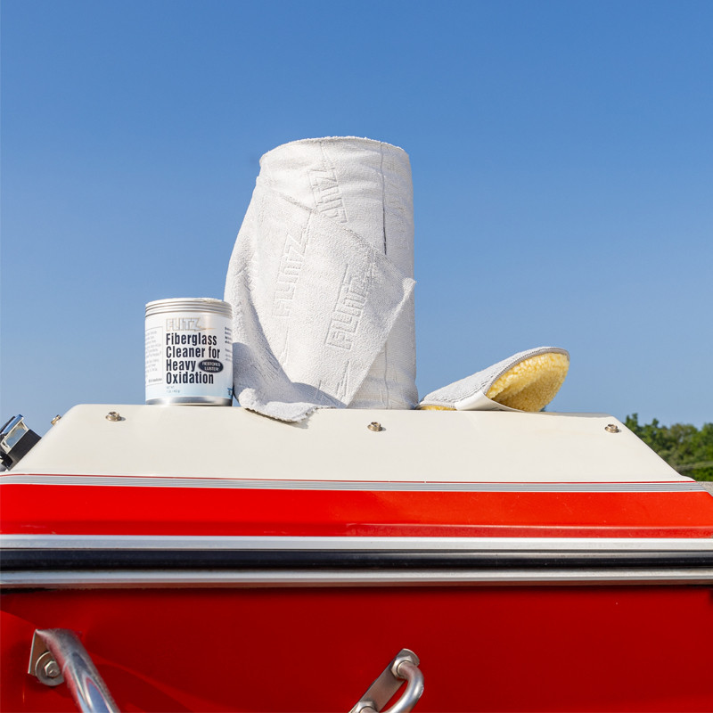 Flitz Fiberglass Cleaner – Remove Heavy Oxidation & Stains
