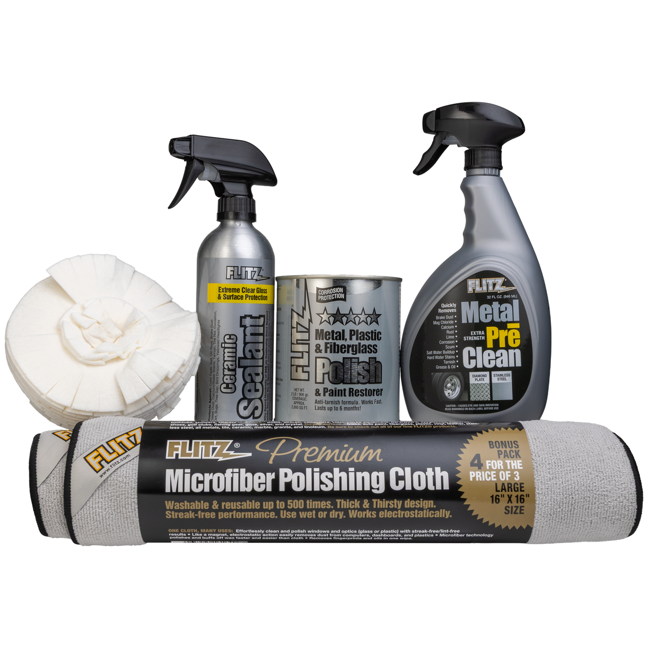 Flitz Automotive Pro Shine Detailing Kit
