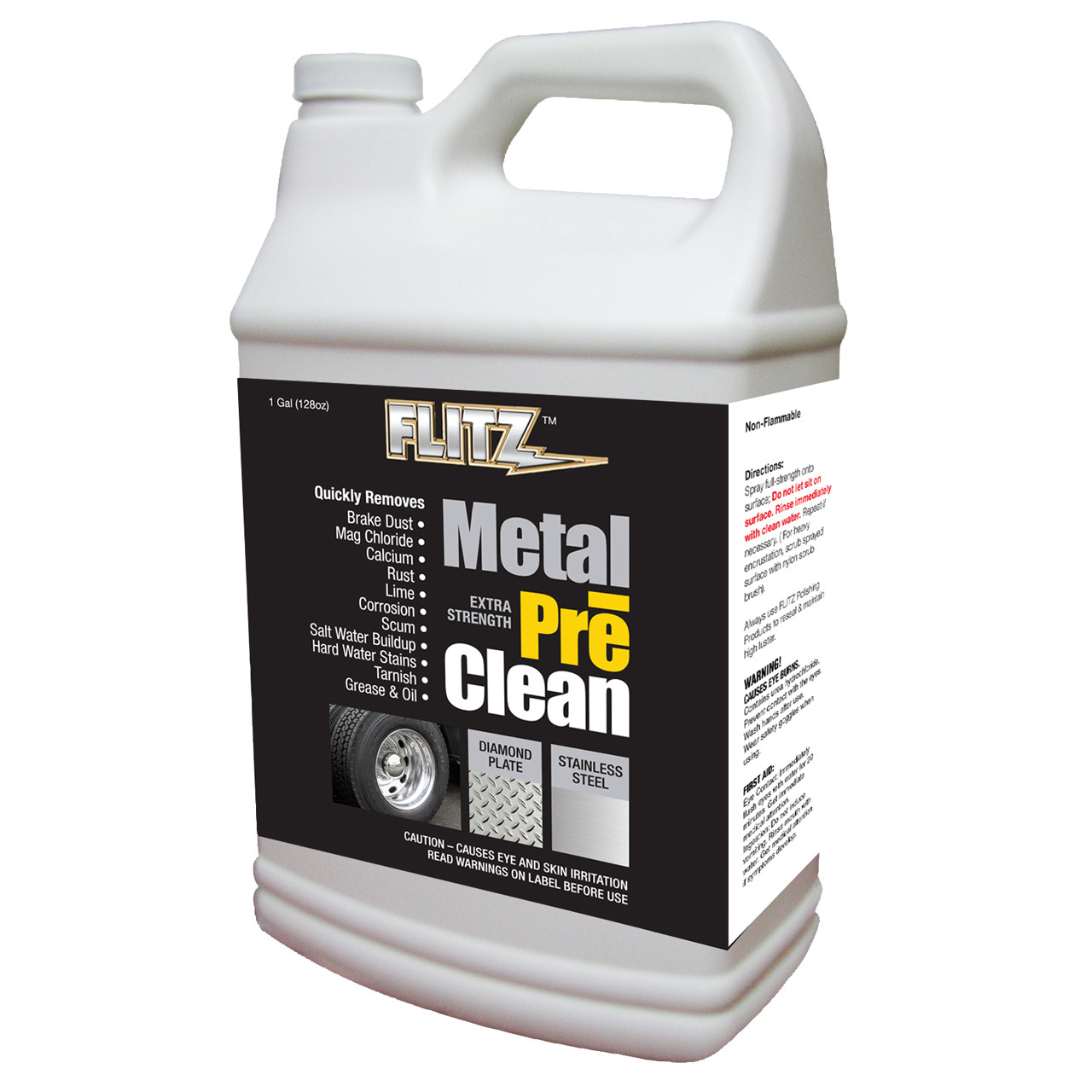 Flitz Metal PreClean - Aluminum Metal Cleaner | Flitz Premium Polishes