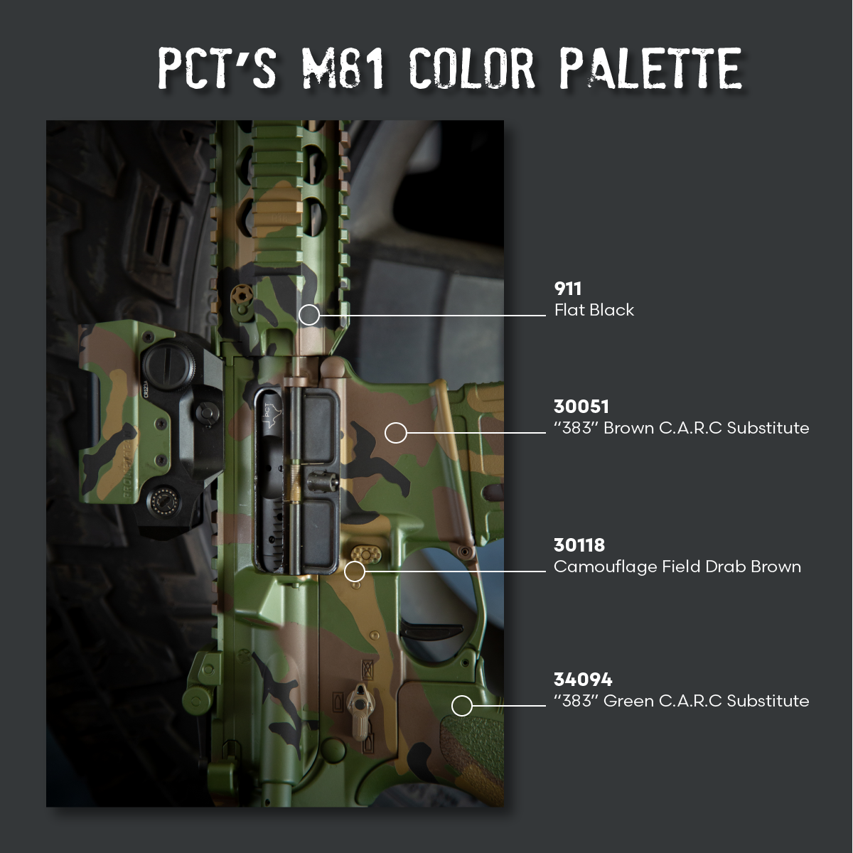 RAPCO 30118 Camouflage Field Drab Brown