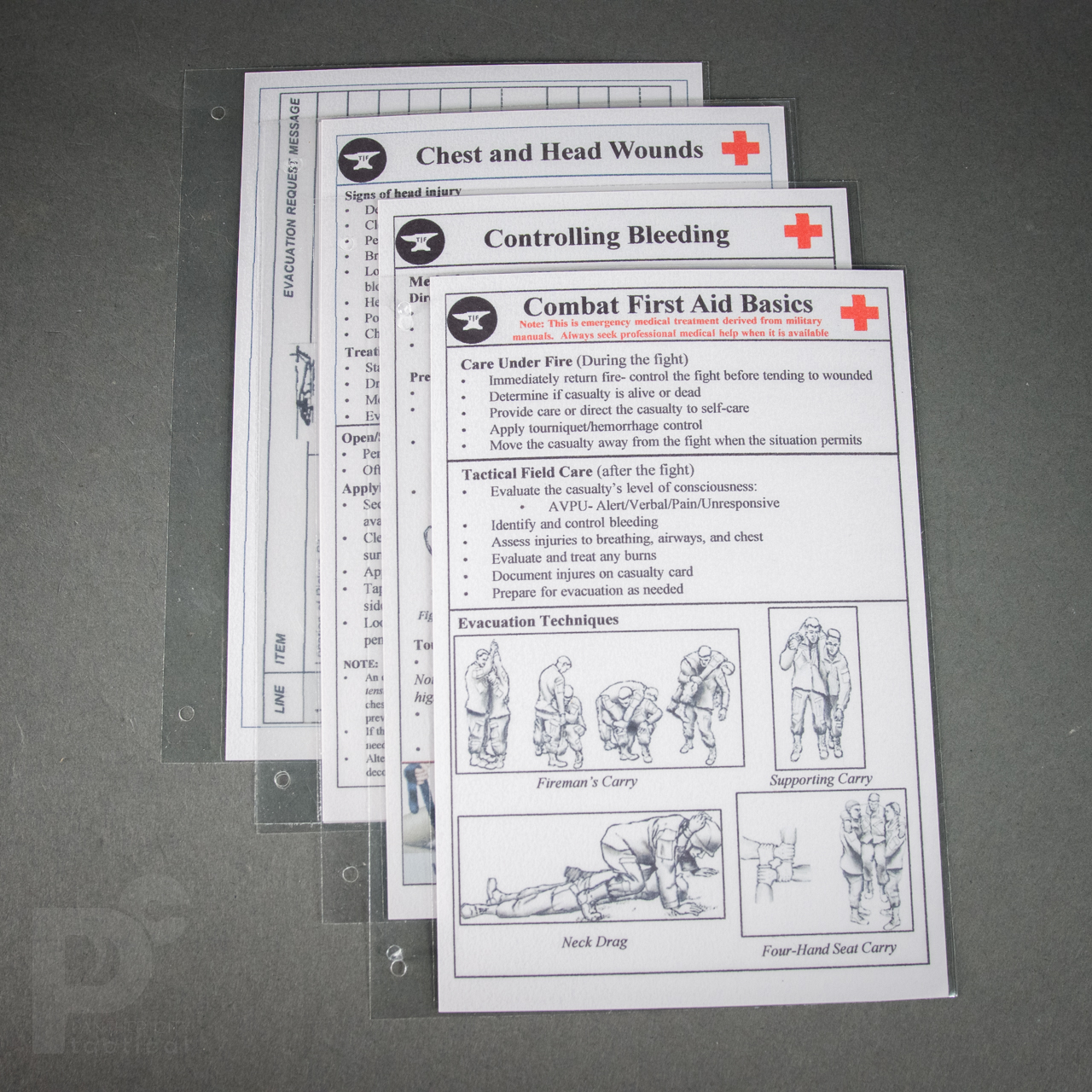Tactical Forge Field Cards - Combat First Aid