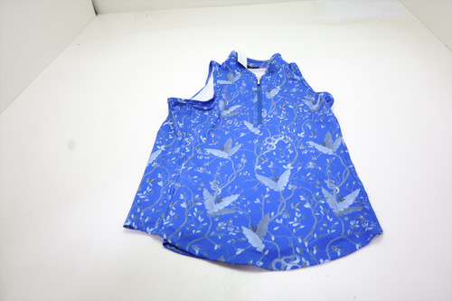Greyson Malibloom Sleeveless Vesta Mock Neck Polo Womens Small Zuma ...