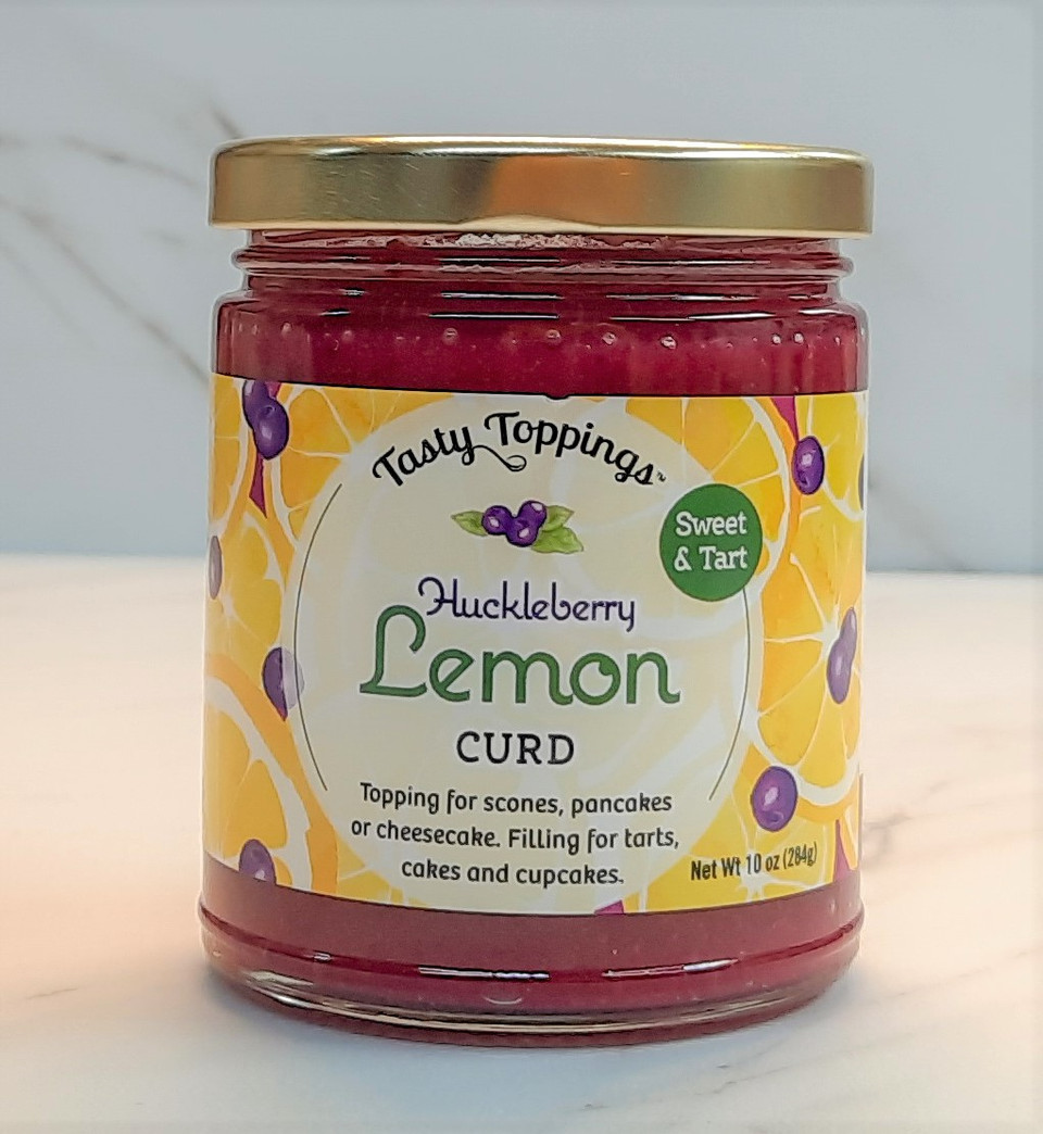 Huckleberry Lemon Curd - Homemade by Dorothy