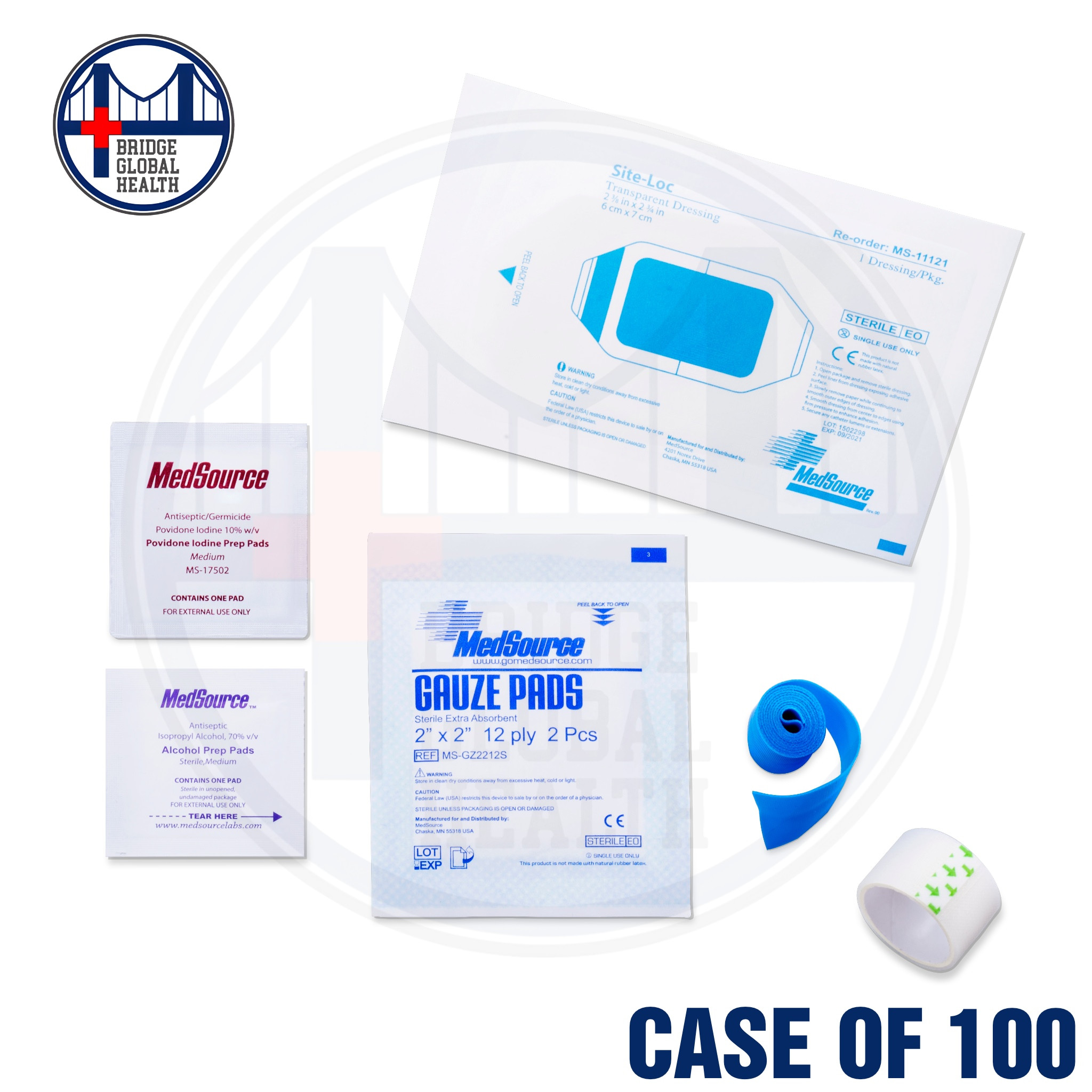 Single-Use Site-Loc Transparent Dressing Venipuncture Preparation Set ...