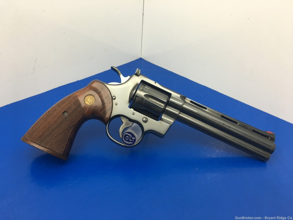 *SOLD* 1977 Colt Python .357 Mag Blue 6" *INCREDIBLE SNAKE SERIES ...