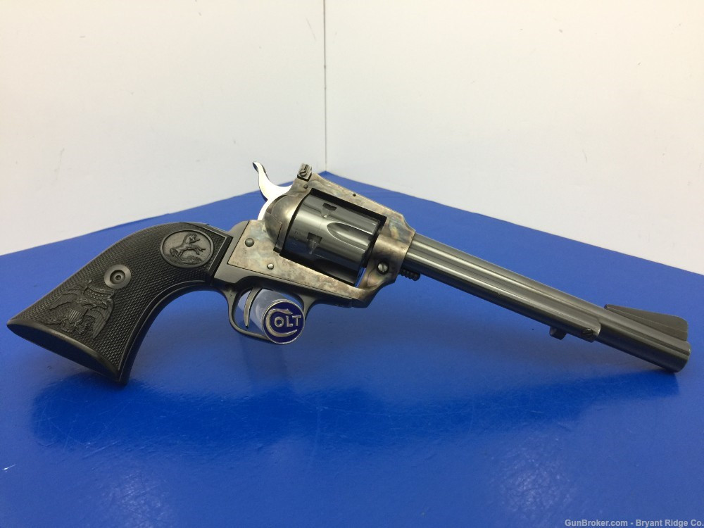 *SOLD* 1975 Colt Peacemaker .22 Lr Blue 6" *AWESOME SINGLE ACTION ...