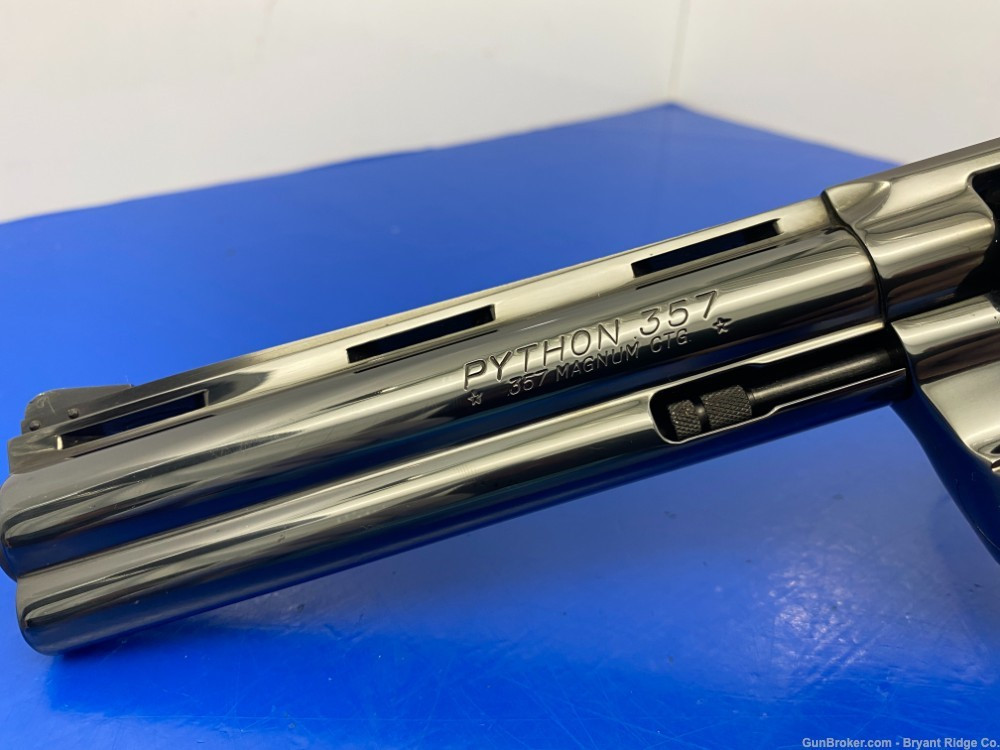 *SOLD* 1978 Colt Python .357 Mag Royal Blue 6" *GORGEOUS COLT SNAKE ...