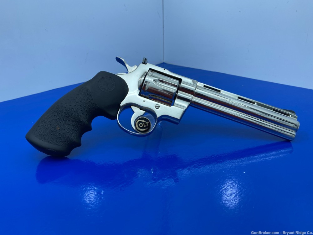 *SOLD* 1981 Colt Python .357 Mag Nickel 6" *LEGENDARY SNAKE SERIES ...