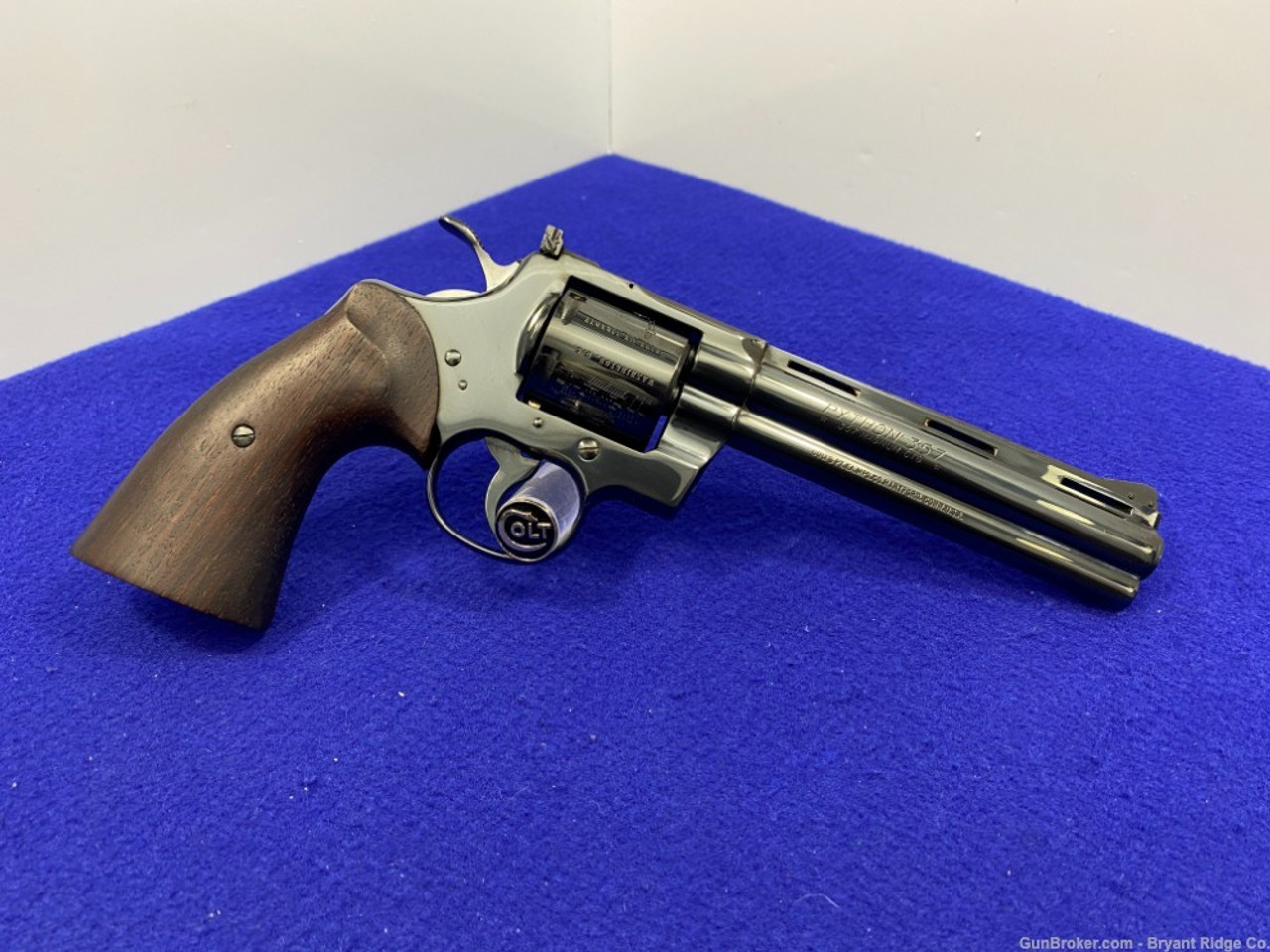 Sold Colt Python Rare Bicentennial Model Original Unfluted Cylinder