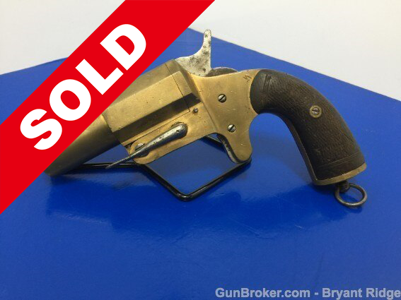 1917 Chobert WWI Flare Pistol 25mm Brass - Bryant Ridge