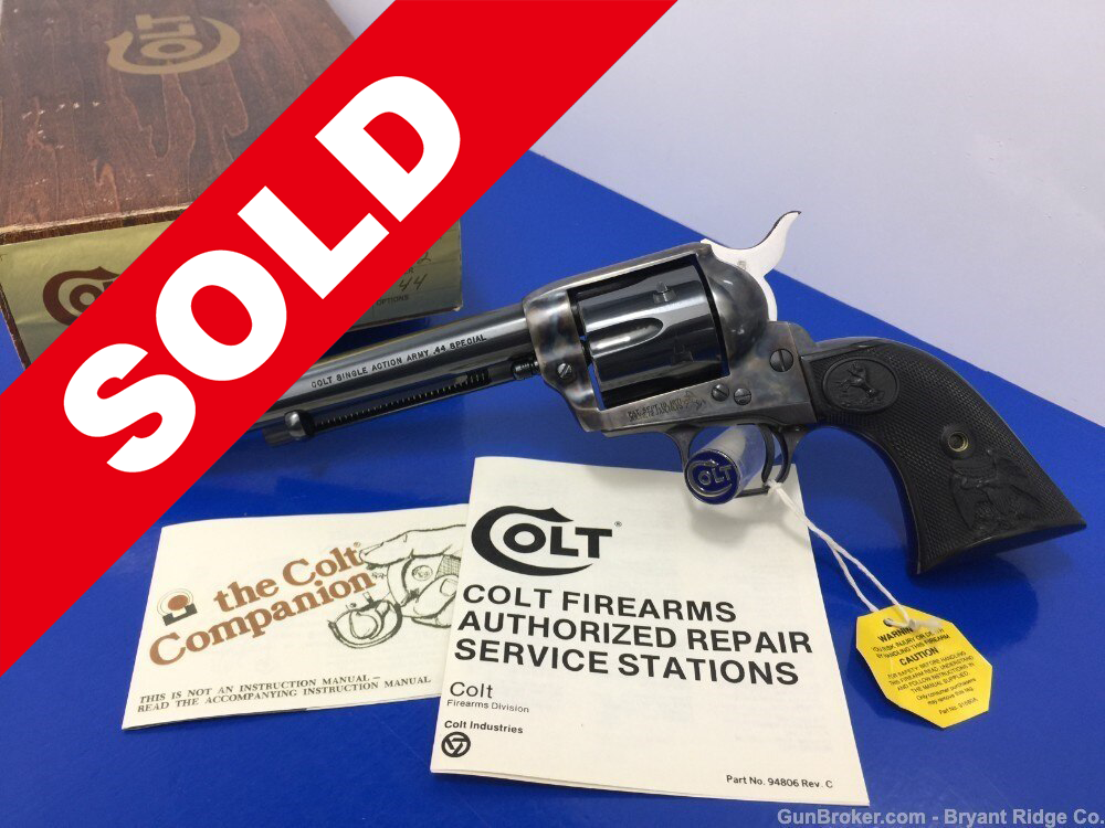 1981 Colt Single Action Army .44spl 7.5in. Model P1770 - Bryant Ridge