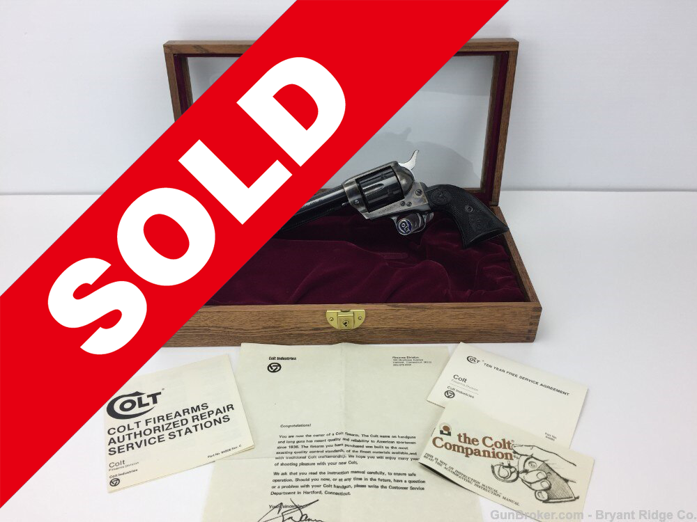 1976 Colt Single Action Army 7.5" .45Colt - Bryant Ridge