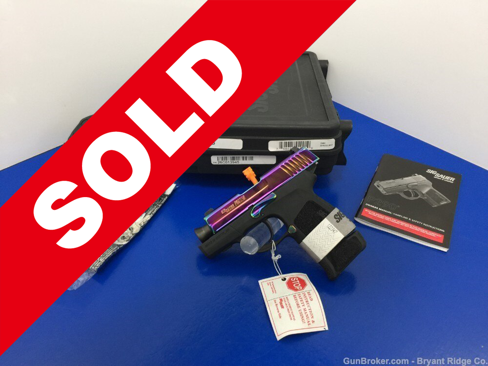 2013 Sig Sauer 290RS 9MM*BEAUTIFUL RAINBOW TITANIUM FINISH - Bryant Ridge
